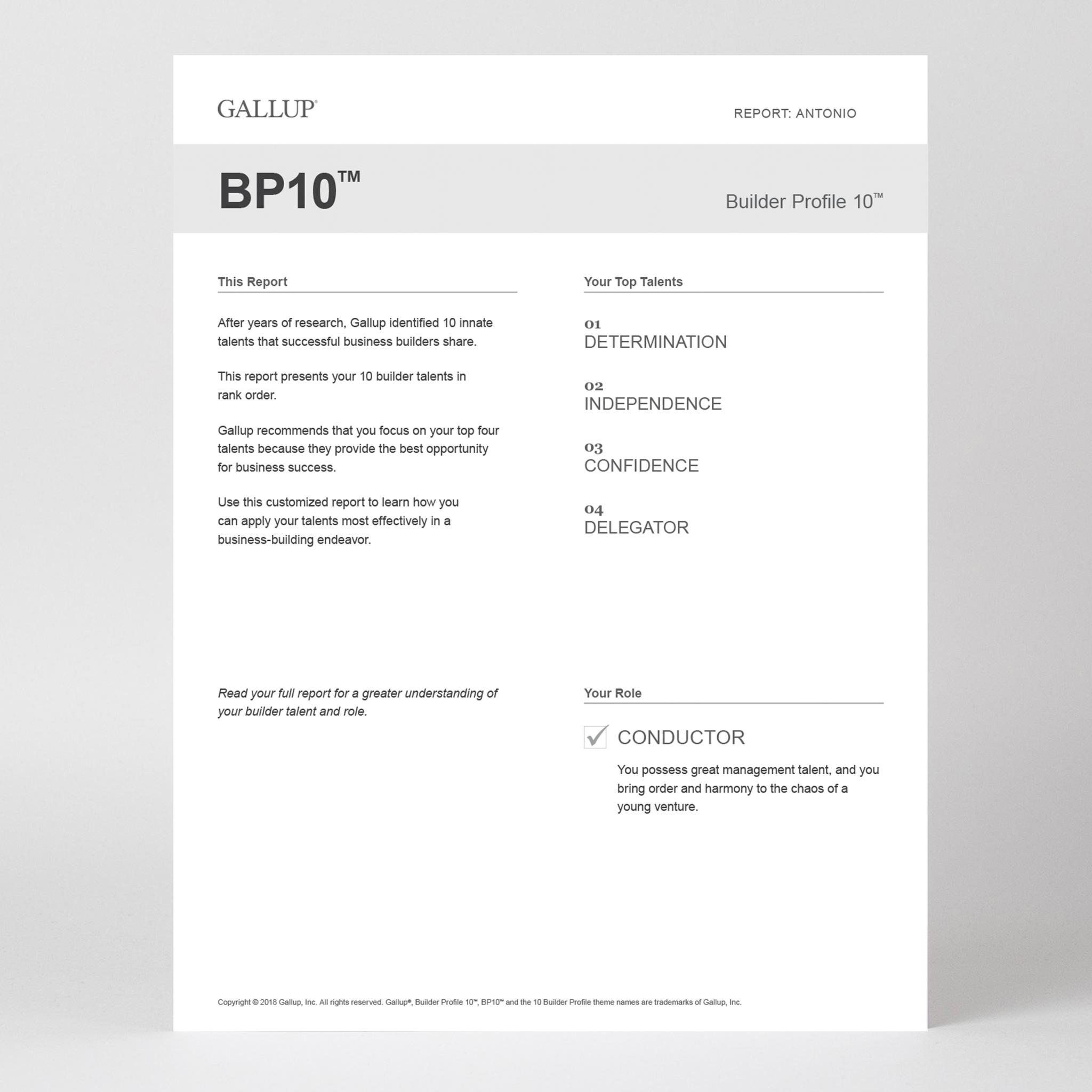 Builder Profile 10 | en-us - Gallup