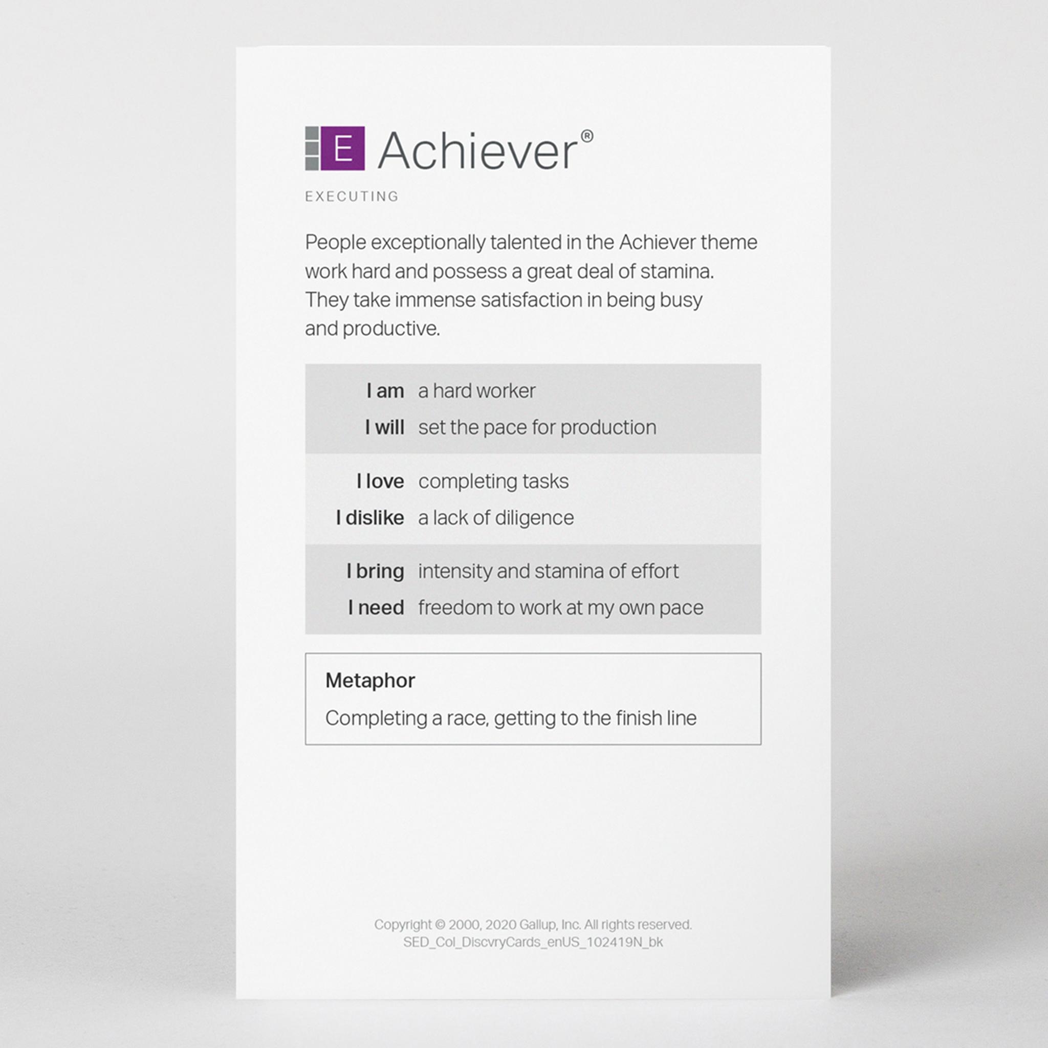 CliftonStrengths Discovery Cards | en-us - Gallup
