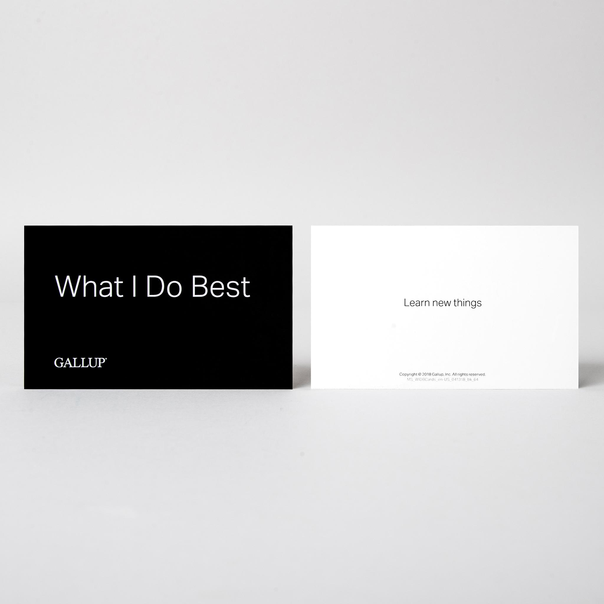 What I Do Best Cards | en-us - Gallup