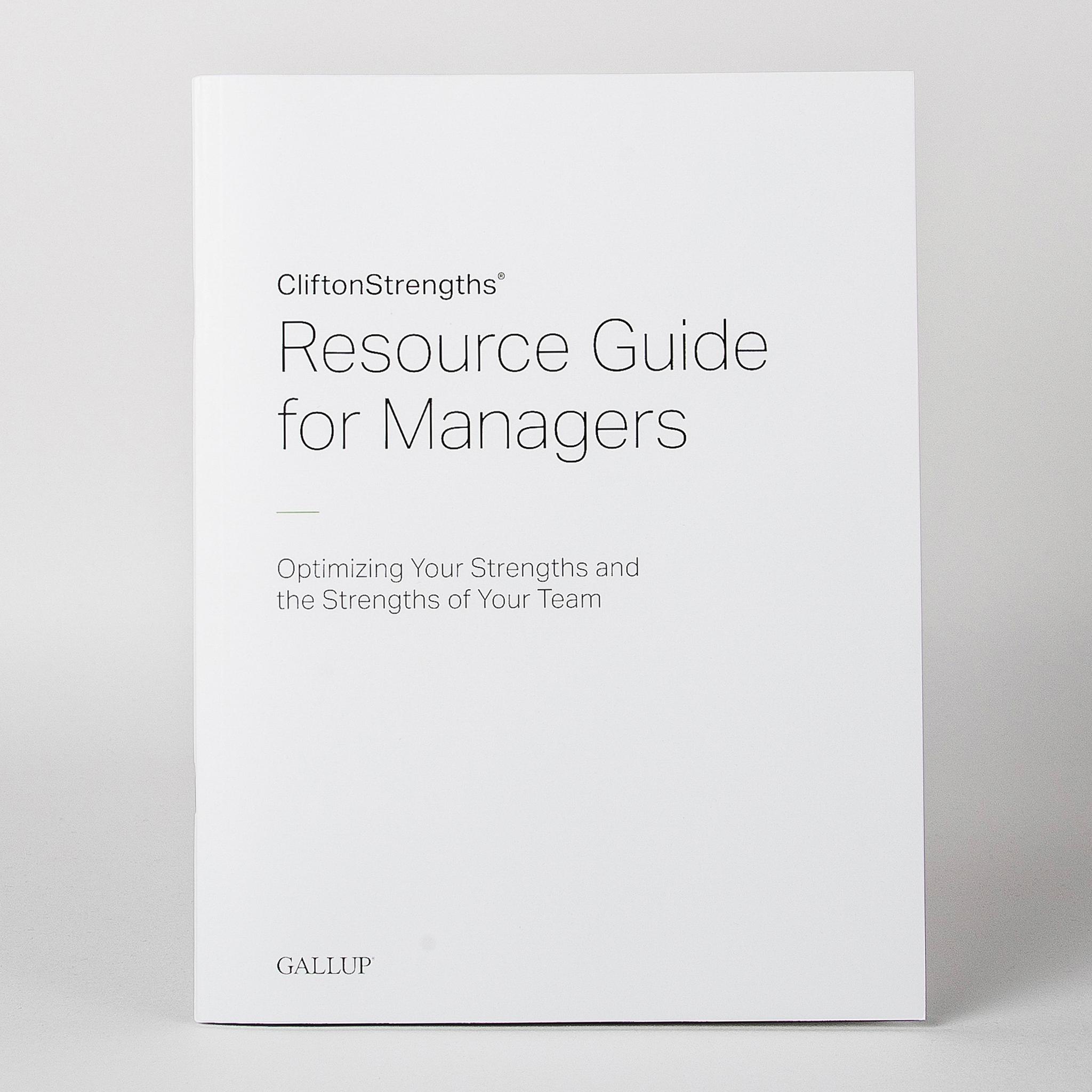 CliftonStrengths Resource Guide for Managers (Print) | en-us - Gallup