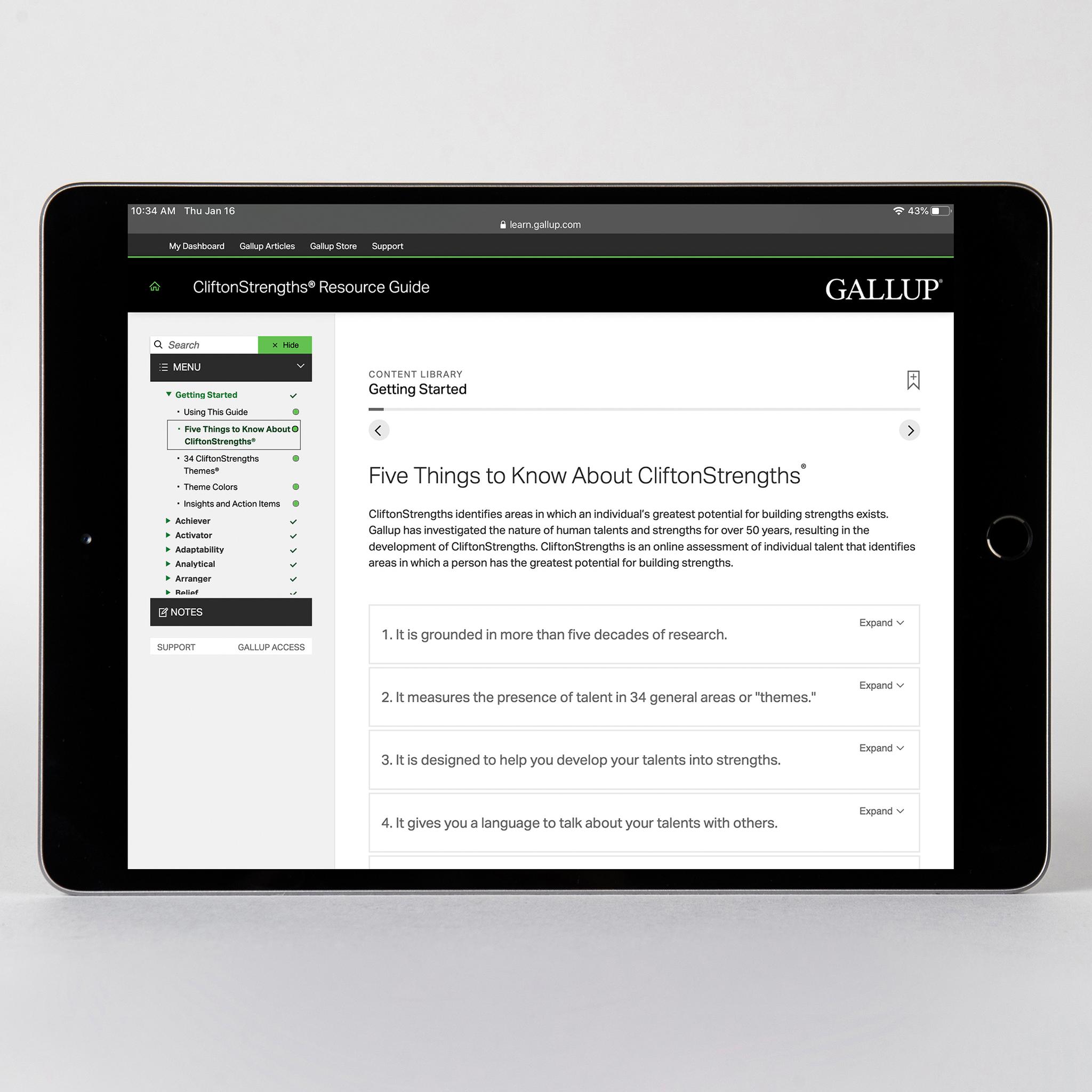 CliftonStrengths Resource Guide (Digital) | en-us - Gallup