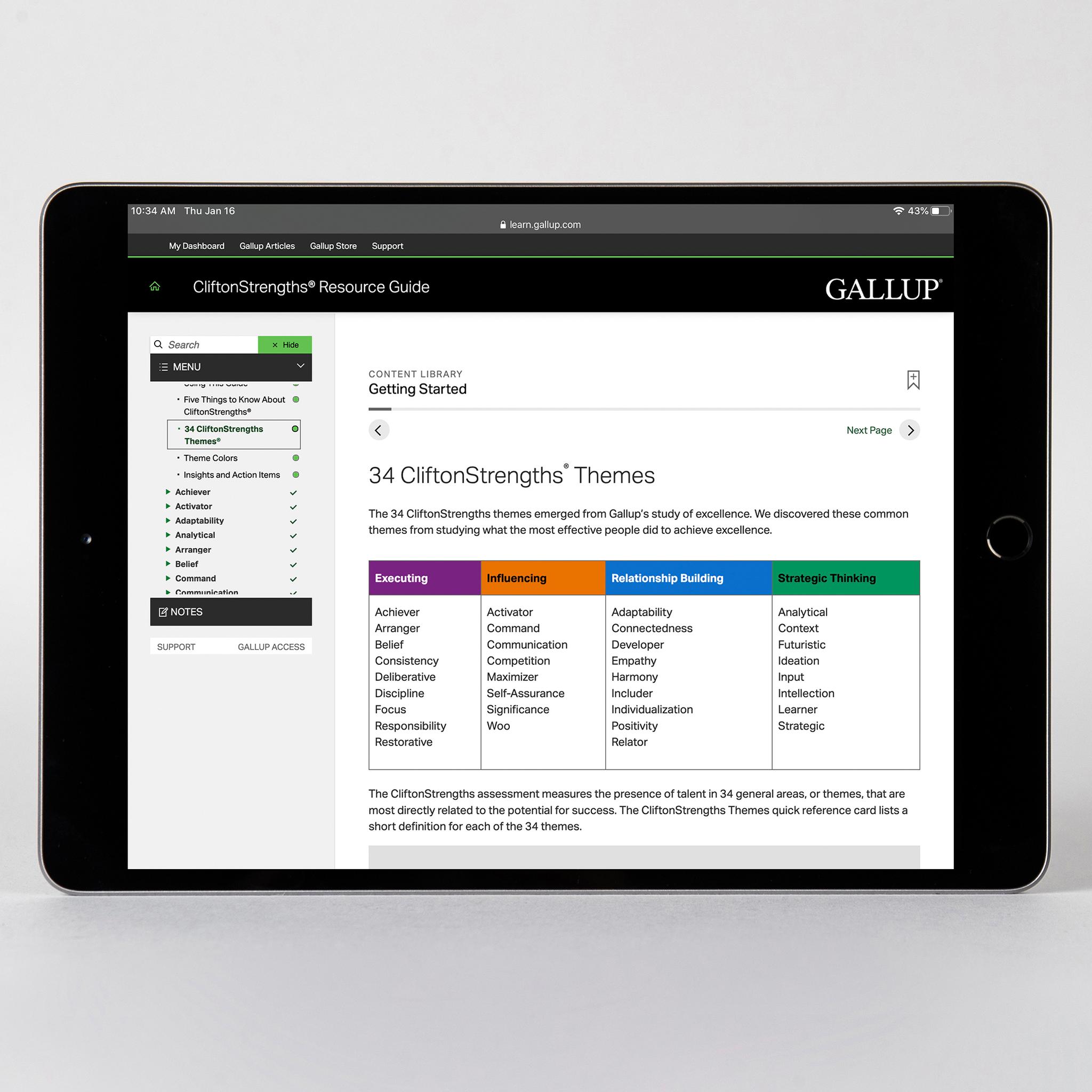CliftonStrengths Resource Guide (Digital) | en-us - Gallup