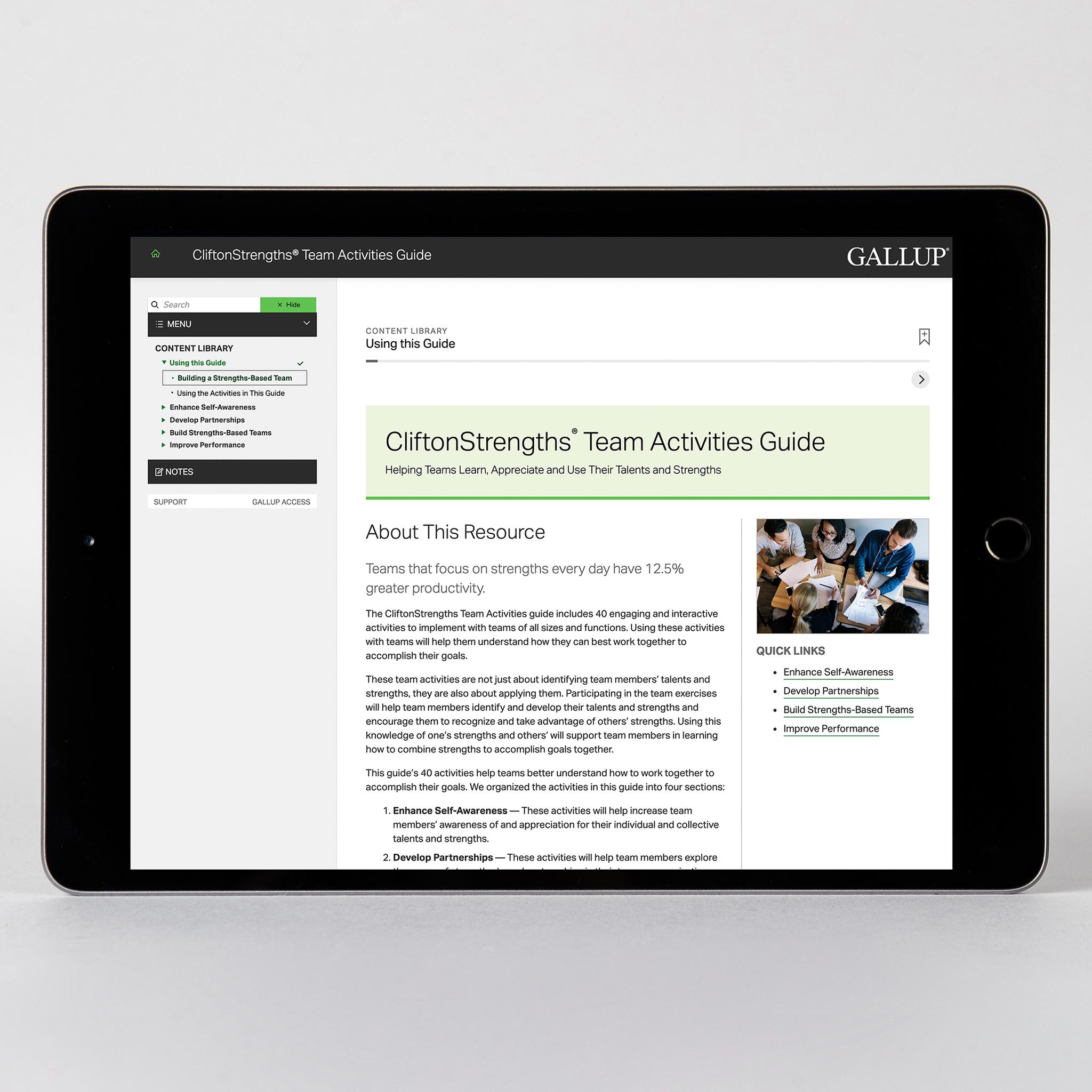 CliftonStrengths Team Activities Guide (Digital) | en-us - Gallup