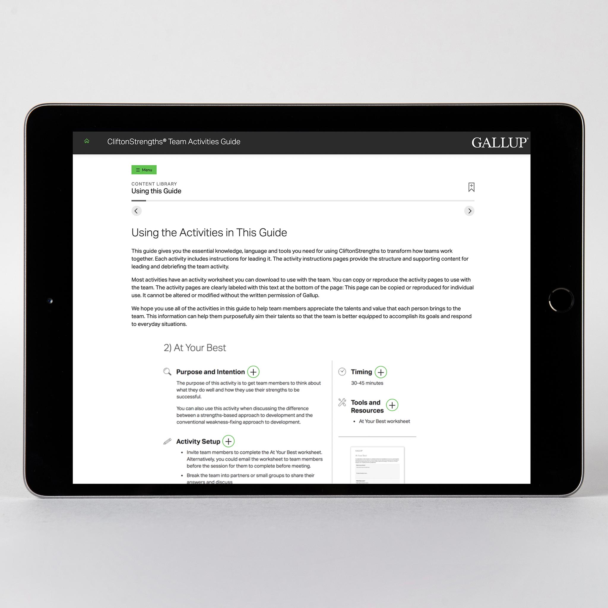 CliftonStrengths Team Activities Guide (Digital) | en-us - Gallup