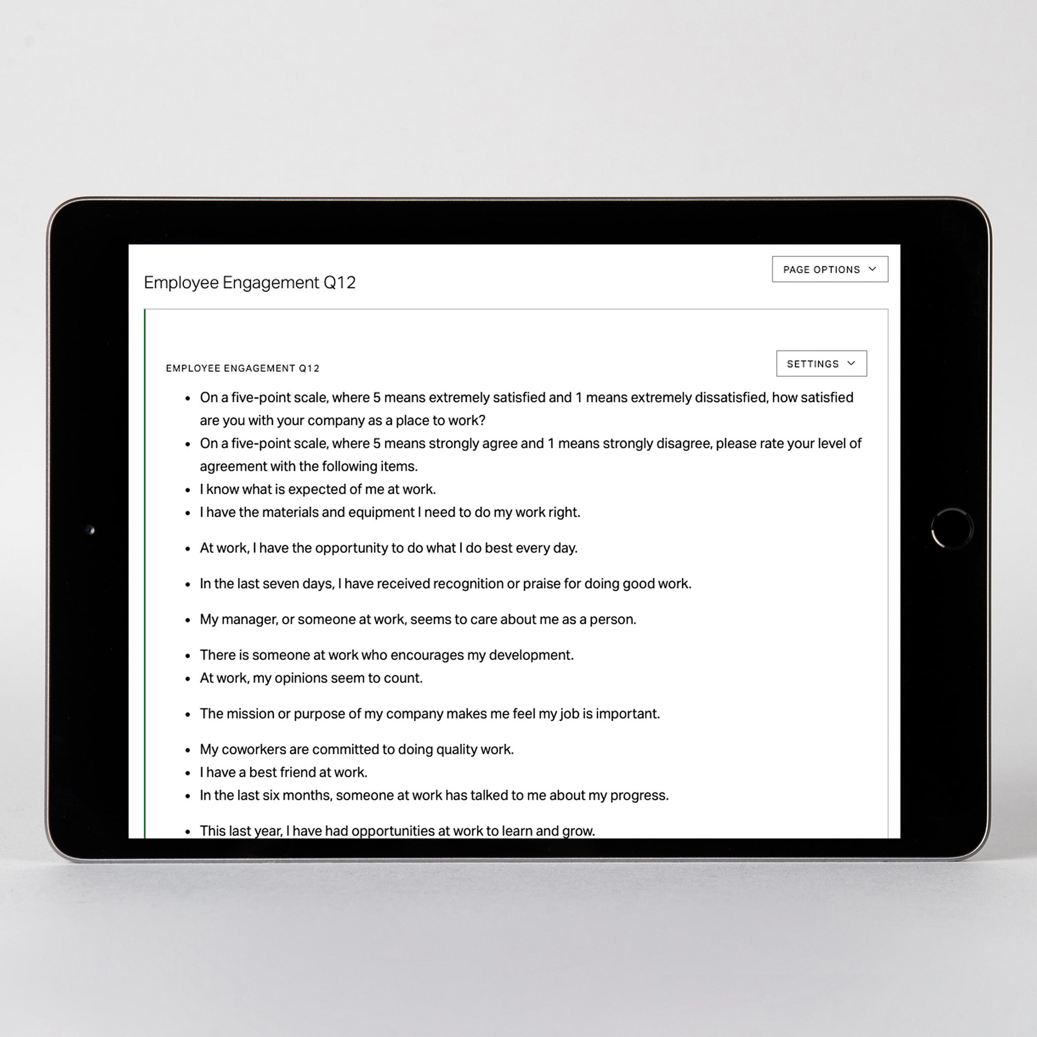Gallup's Q12 Employee Engagement Survey | en-us - Gallup